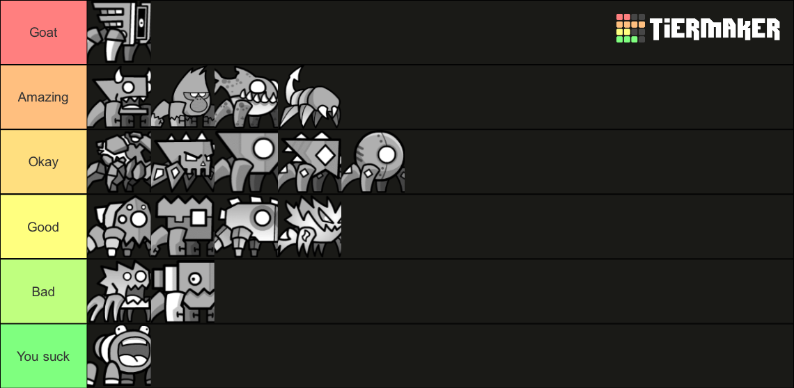 Rank every Geometry Dash 2.1 Spider Tier List (Community Rankings ...