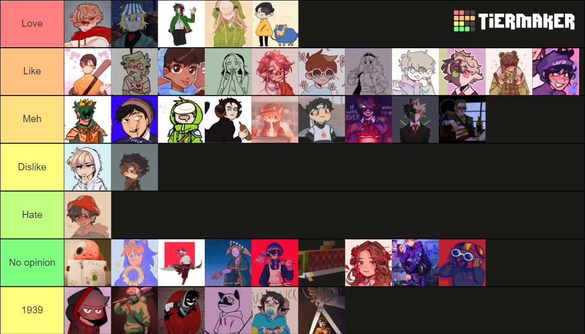 Dream smp 2021 ALL CANON Tier List (Community Rankings) - TierMaker