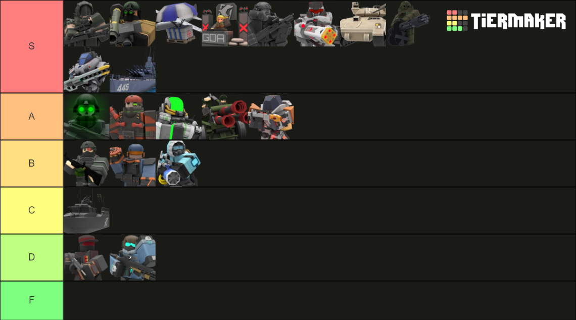 TDX Tower Path [GHOST] Tier List (Community Rankings) - TierMaker