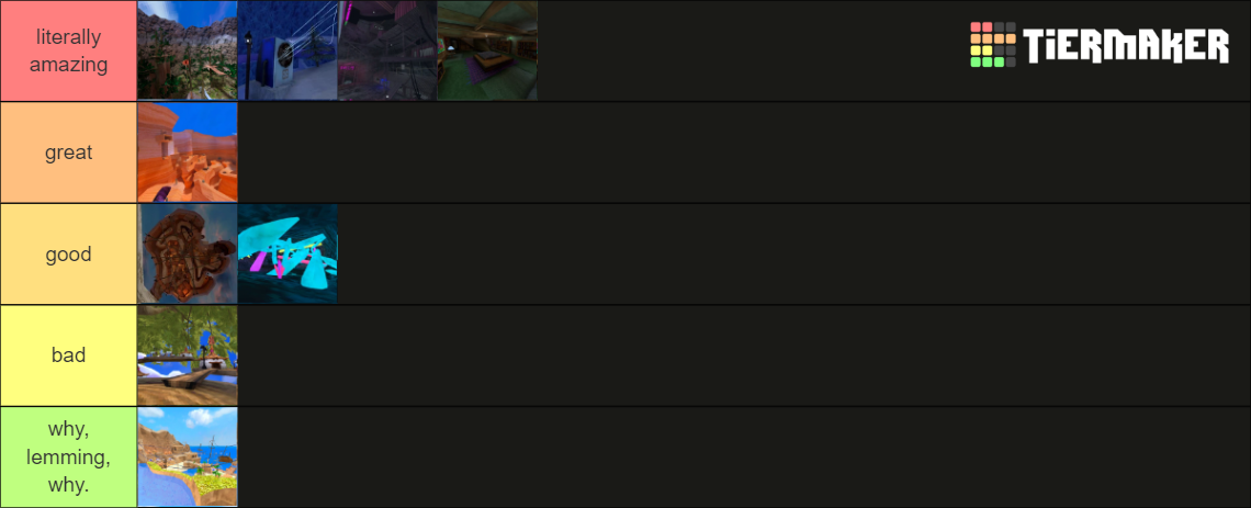 GTAG maps Tier List (Community Rankings) - TierMaker