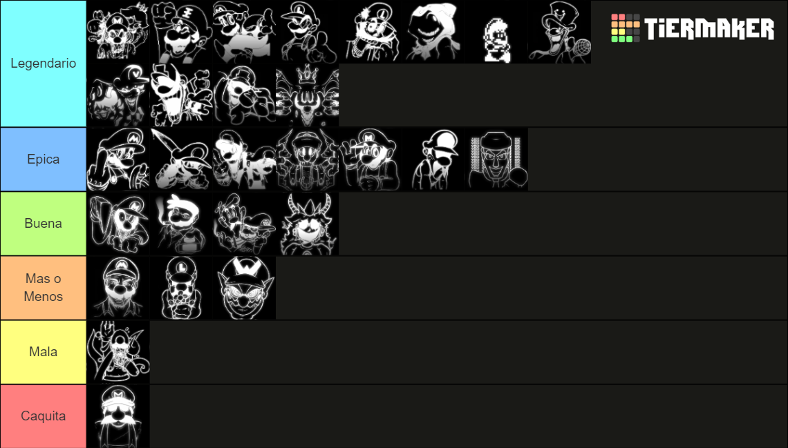 Mario's Madness V2 Tier List (Community Rankings) - TierMaker
