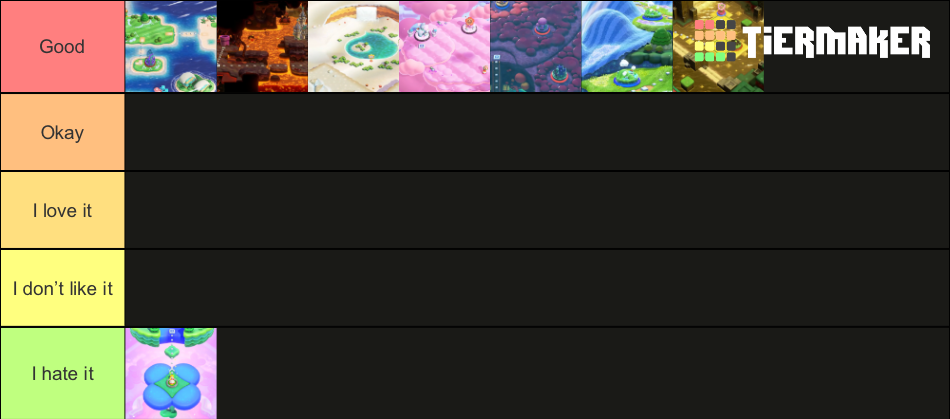 Super Mario Bros. Wonder: Worlds Tier List (Community Rankings) - TierMaker