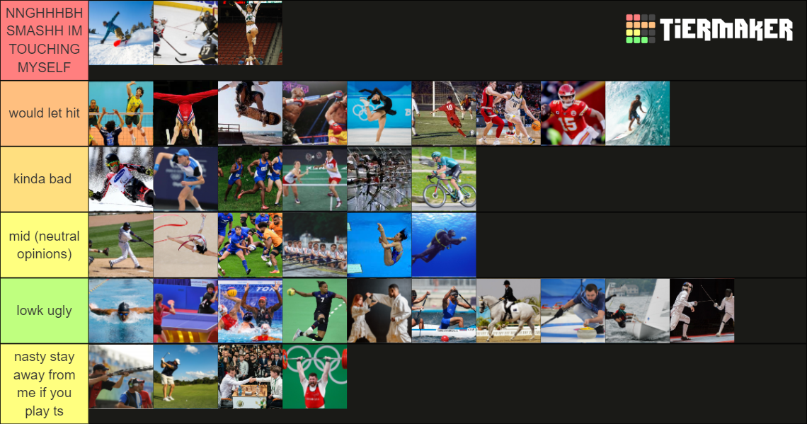 Every Sport Ever Tier List (Community Rankings) - TierMaker