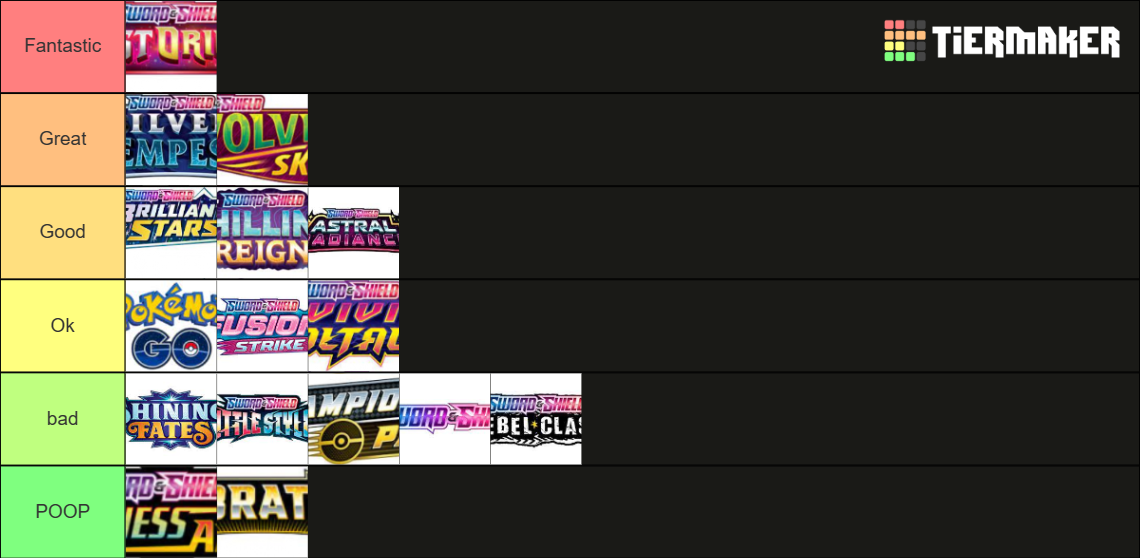 All pokemon sword and shield tcg sets Tier List (Community Rankings ...