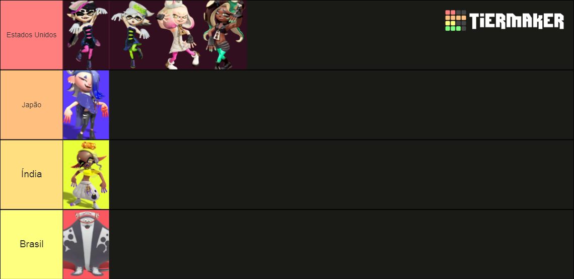 Splatoon Idols Tier List (Community Rankings) - TierMaker