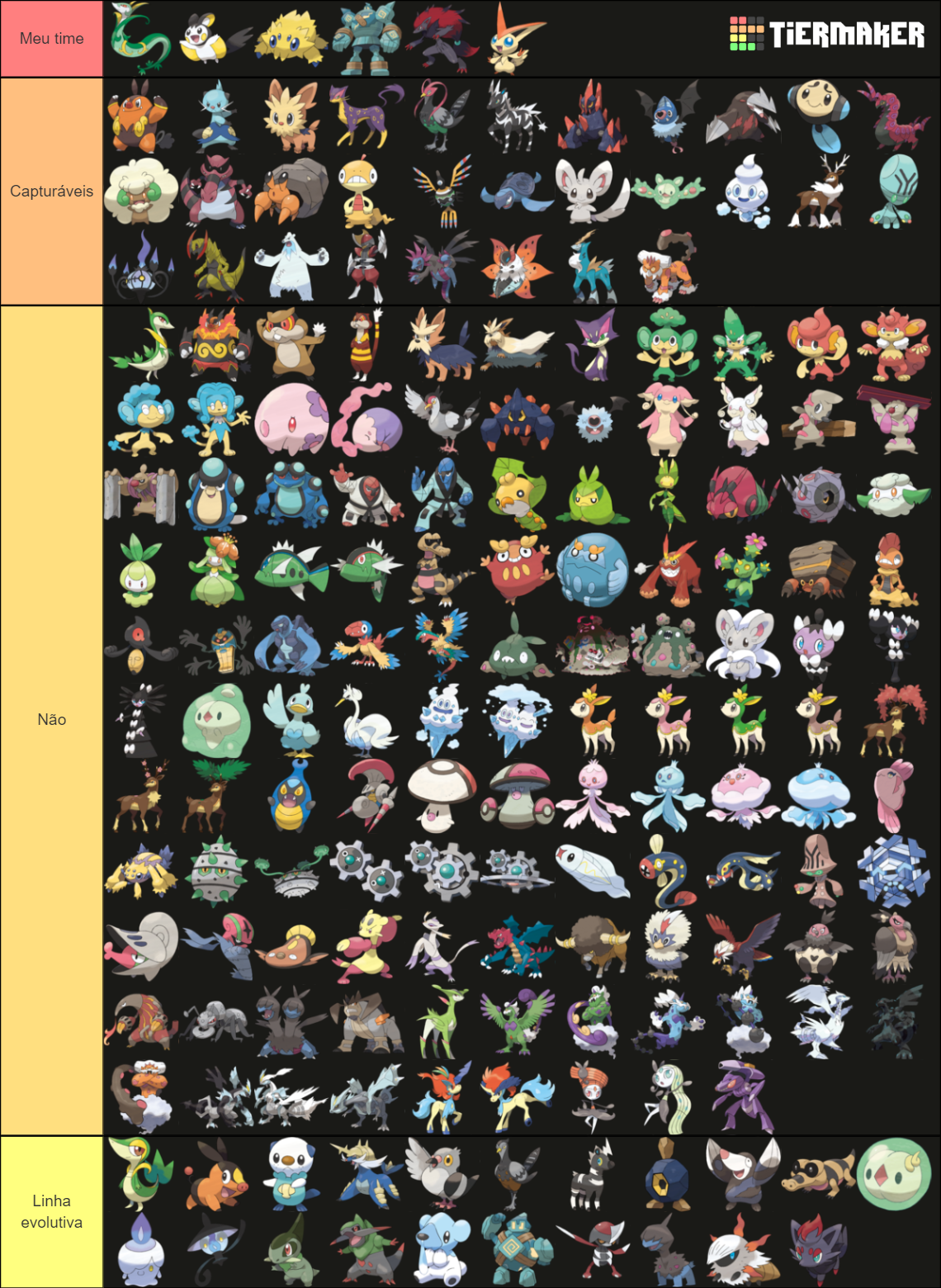 Gen 5 Pokémon Tier List (Community Rankings) - TierMaker