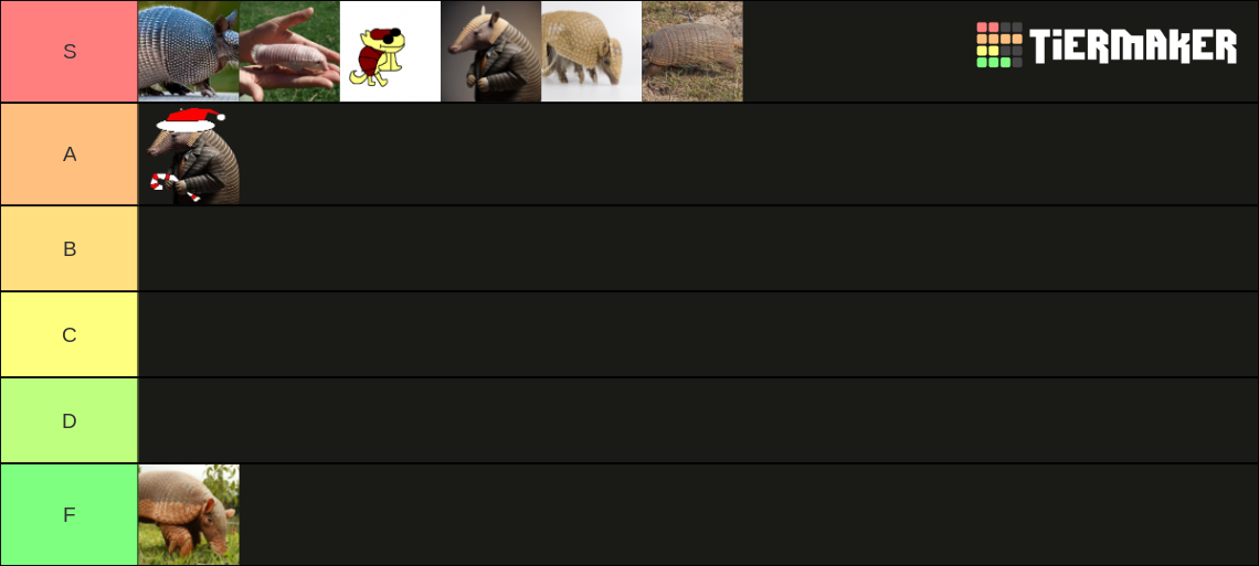 armadillo Tier List (Community Rankings) - TierMaker