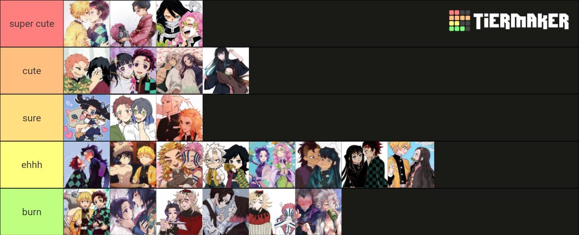 Demon slayer ships Tier List (Community Rankings) - TierMaker