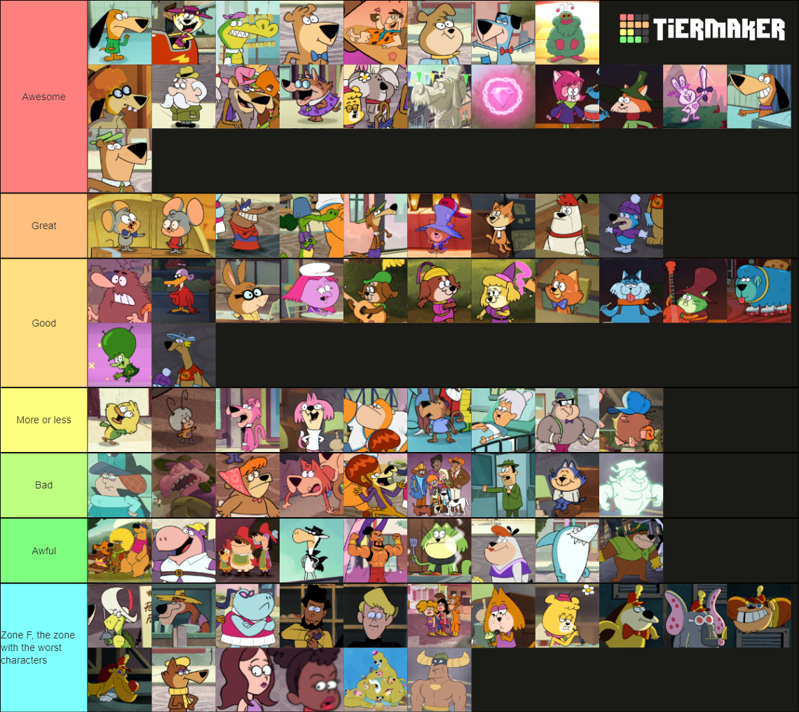 Jellystone Characters Tier List (Community Rankings) - TierMaker