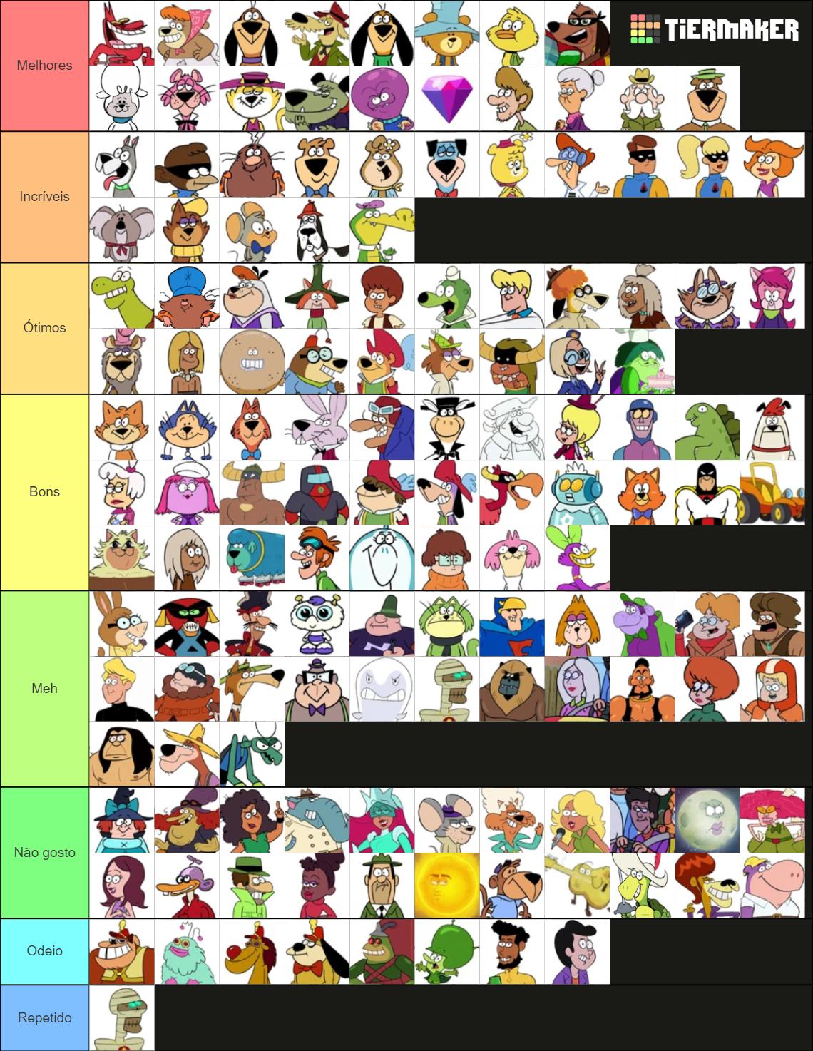 Jellystone! Characters Tier List (Community Rankings) - TierMaker