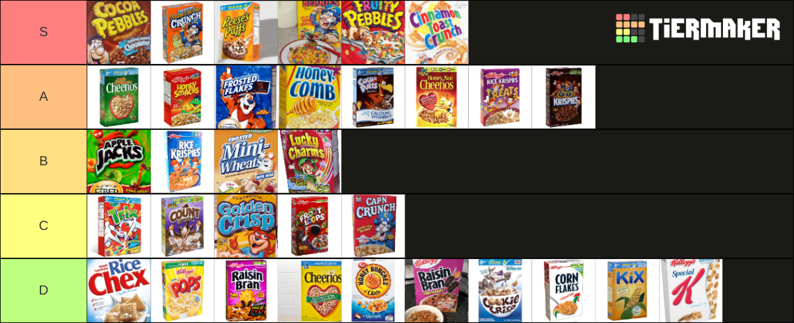 Best Cereals Tier List (Community Rankings) - TierMaker