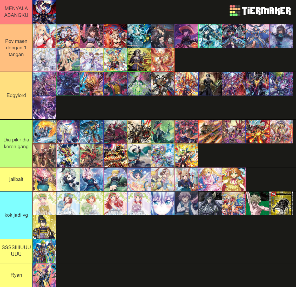 Cardfight Vanguard Divinez (-DZ-BT02) (ALL) Tier List (Community ...
