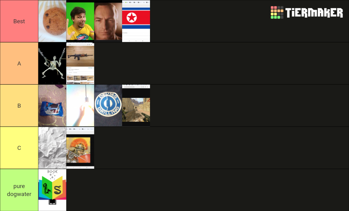 RANDOM IMAGE TIER LIST!!!! Tier List (Community Rankings) - TierMaker