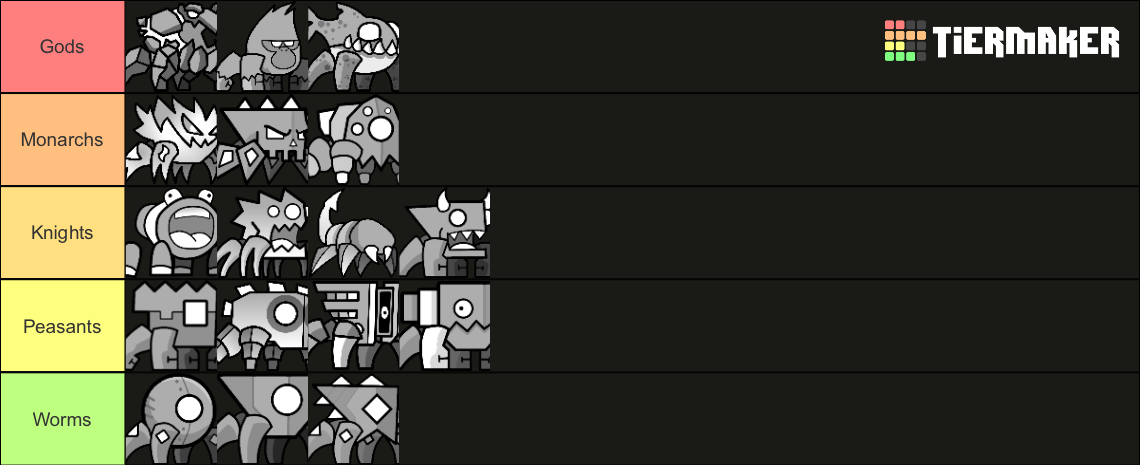 Geometry Dash Spiders Tier List (Community Rankings) - TierMaker