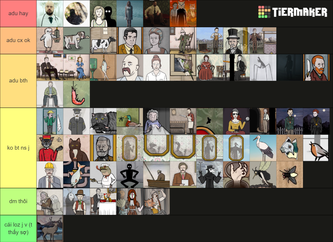 Rusty Lake Characters & Symbols Tier List (Community Rankings) - TierMaker