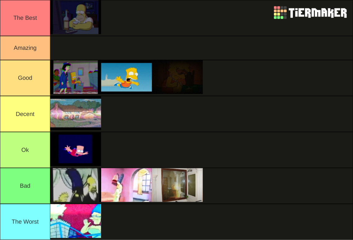 Dead Bart Remakes Tier List (Community Rankings) - TierMaker
