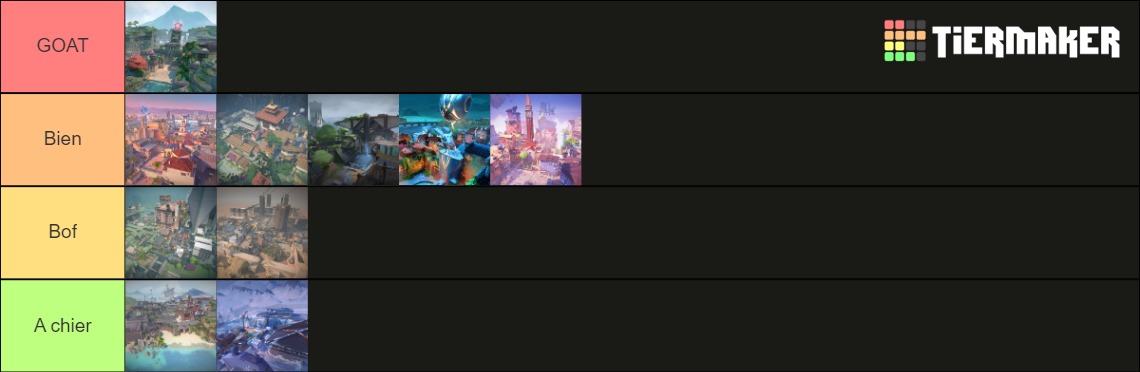 Valorant Maps 2024 Tier List (Community Rankings) - TierMaker