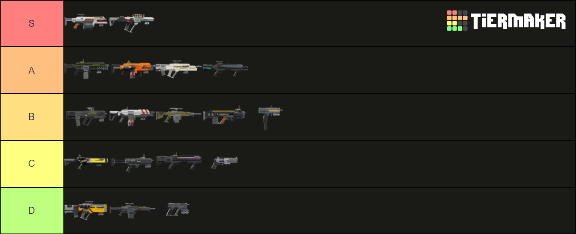 Helldivers 2 Weapons Tier List (Community Rankings) - TierMaker