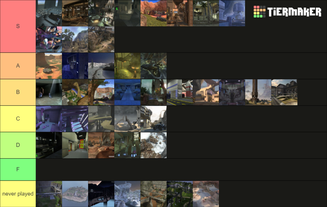 (FPS) All Halo Multiplayer Maps Tier List (Community Rankings) - TierMaker