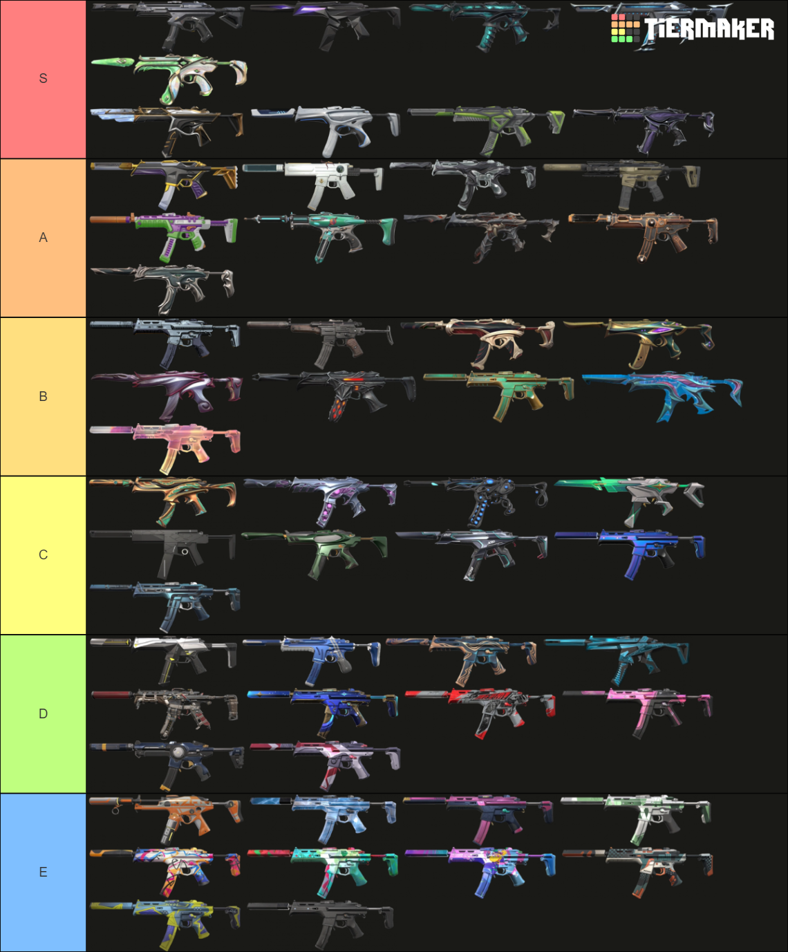 Valorant Spectre Skins (April 2025) Tier List (Community Rankings ...