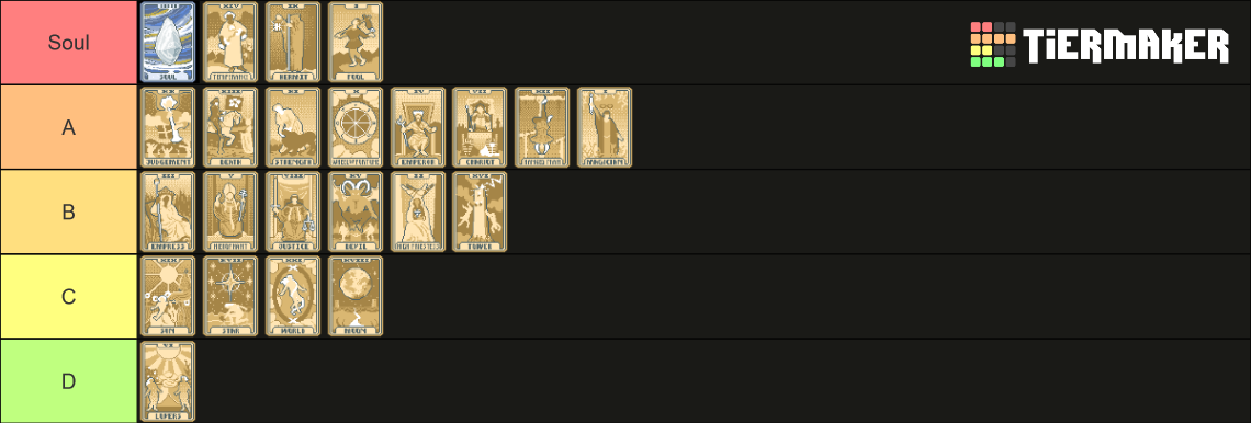 Balatro Tarot Cards Tier List (Community Rankings) - TierMaker