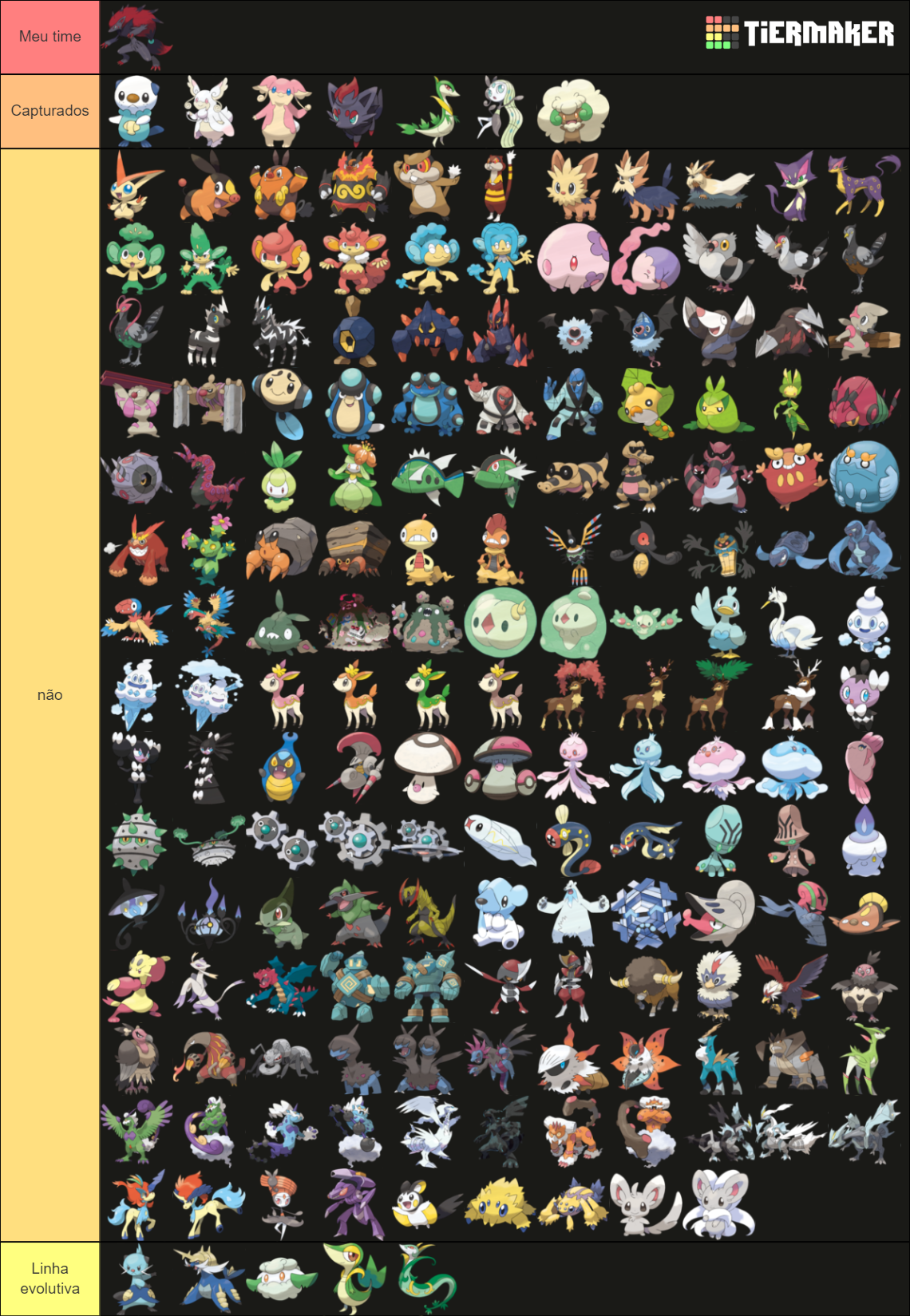 Gen 5 Pokémon Tier List (Community Rankings) - TierMaker