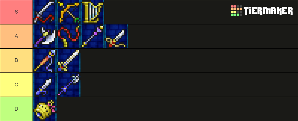 FF5 The Sealed Weapons Tier List (Community Rankings) - TierMaker