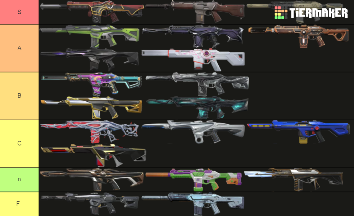 Valorant Phantom Skins (DEC 2023) Tier List (Community Rankings ...