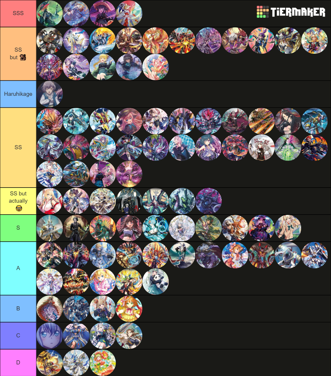 Cardfight Vanguard D Ridelines Tier List (Community Rankings) - TierMaker