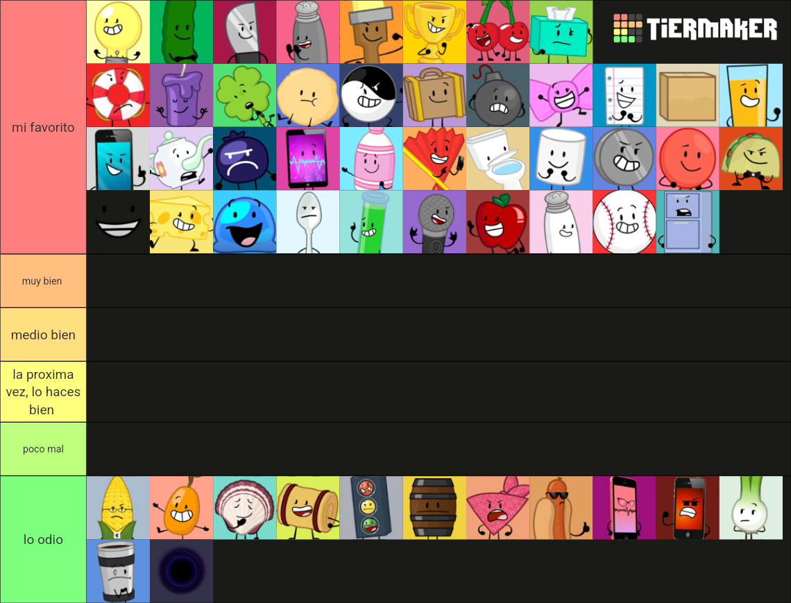Inanimate Insanity ALL CHARACTERS Tier List (Community Rankings ...