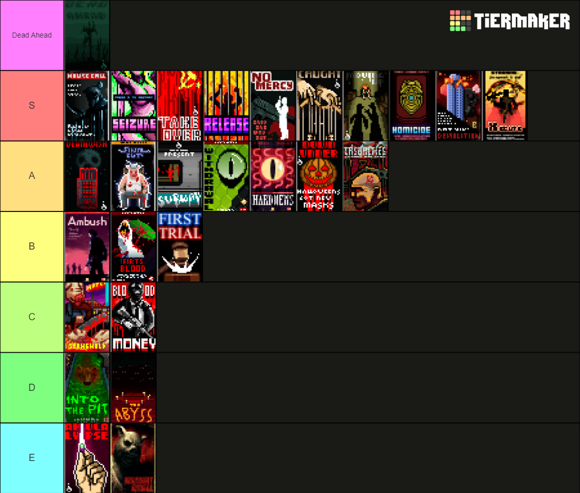 Hotline Miami 2 Chapters Tier List (Community Rankings) - TierMaker