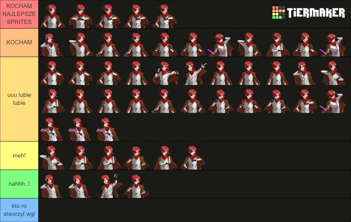 DRDT Sprites (Spoilers included!!) Tier List (Community Rankings ...