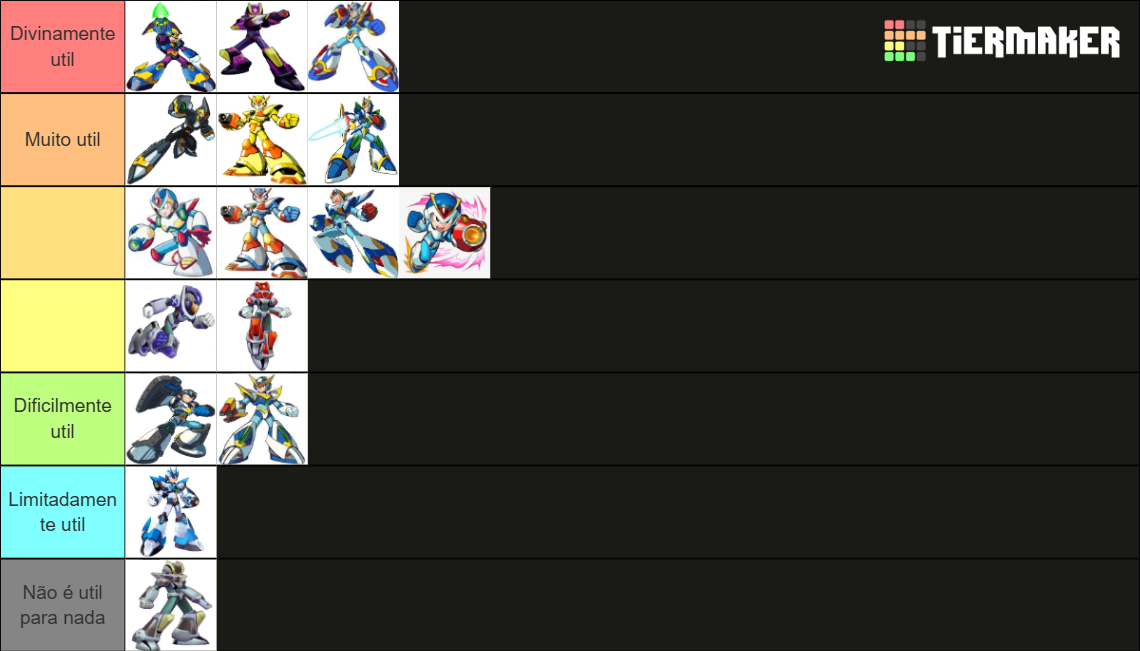MegaMan X Armors Tier List (Community Rankings) - TierMaker MegaMan X Armors Tier List (Community Rankings) - TierMaker
