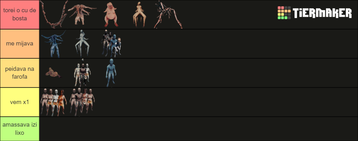 The Forest Enemies Tier List (Community Rankings) - TierMaker