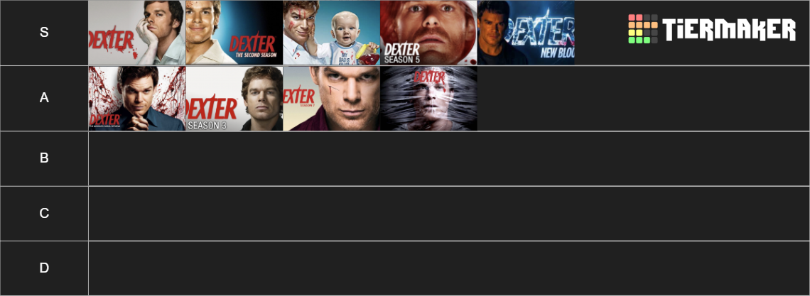 Dexter seasons ranked (with New Blood) Tier List (Community Rankings ...
