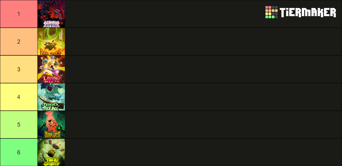 Rayman Legends Worlds Tier List (Community Rankings) - TierMaker