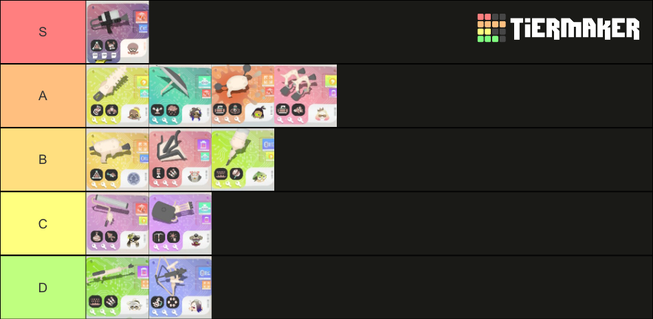 Side Order Palettes (Splatoon 3) Tier List (Community Rankings) - TierMaker