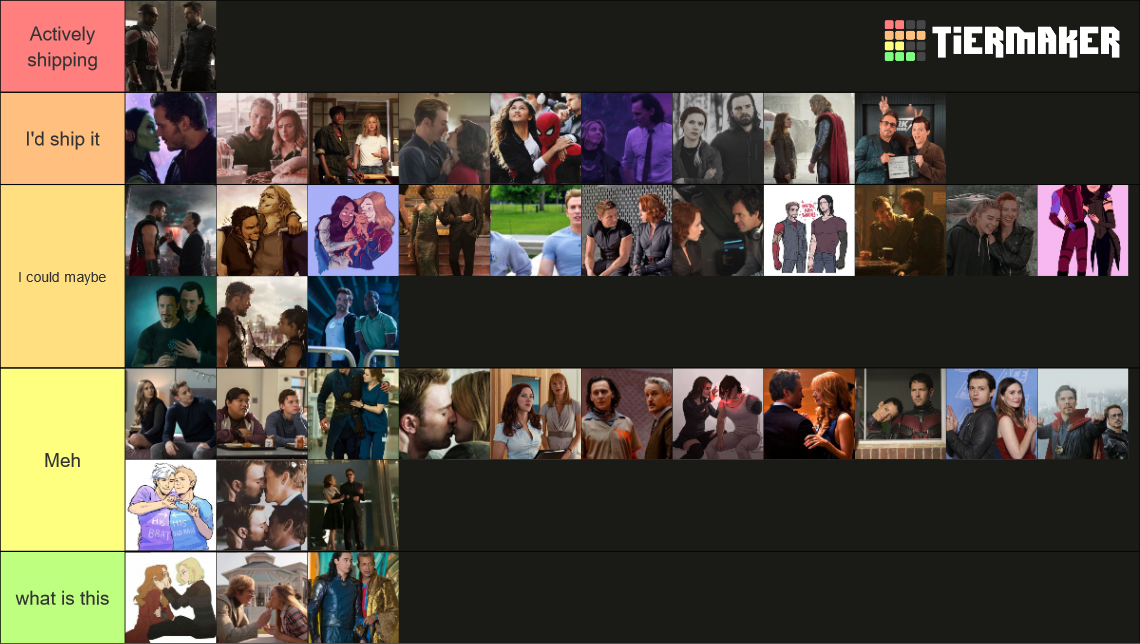 marvel ships Tier List (Community Rankings) - TierMaker