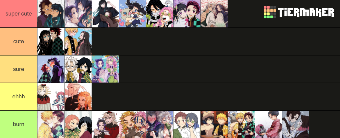 Demon slayer ships Tier List (Community Rankings) - TierMaker