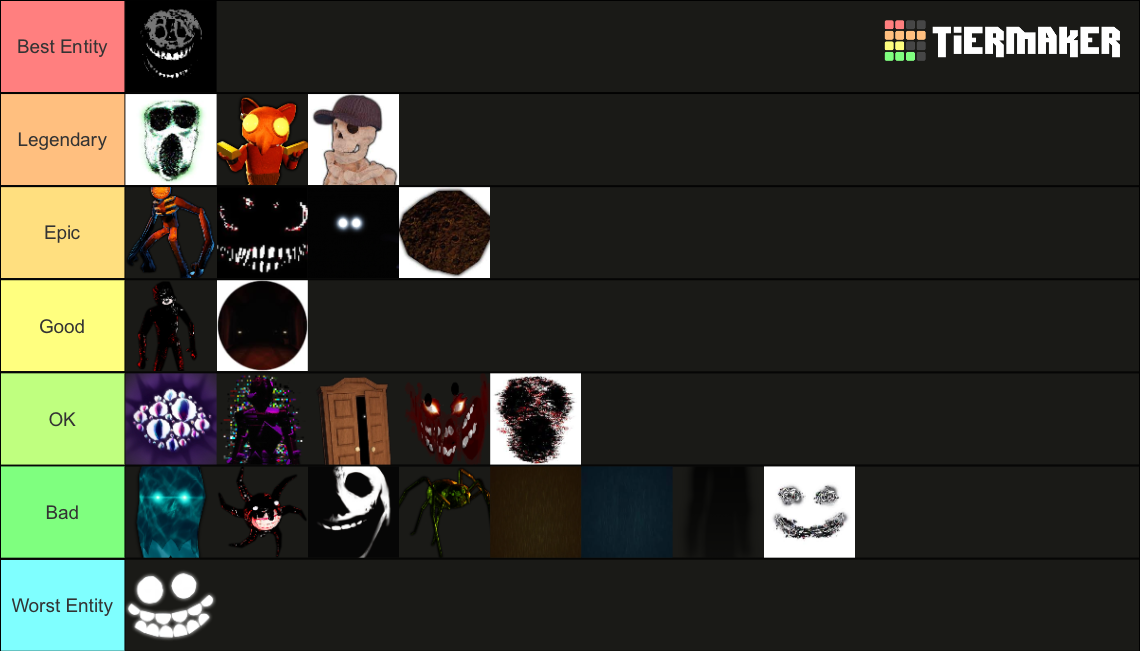 Doors Entities Tier List (Community Rankings) - TierMaker