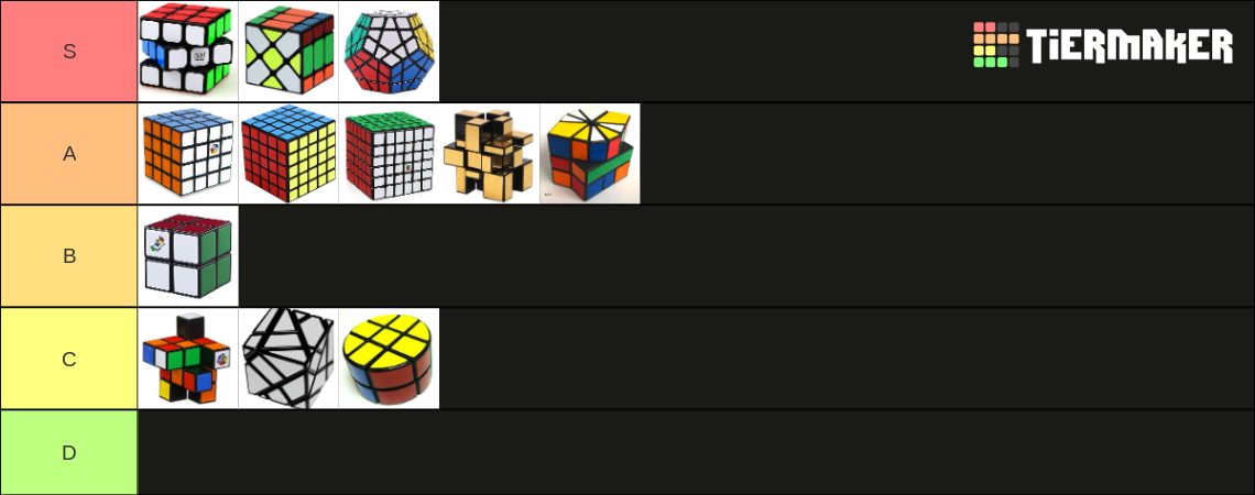 Rubik's cubes Tier List (Community Rankings) - TierMaker