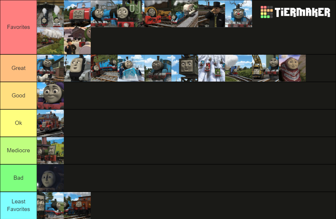 Thomas And Friends Season 17 Tier List (Community Rankings) - TierMaker