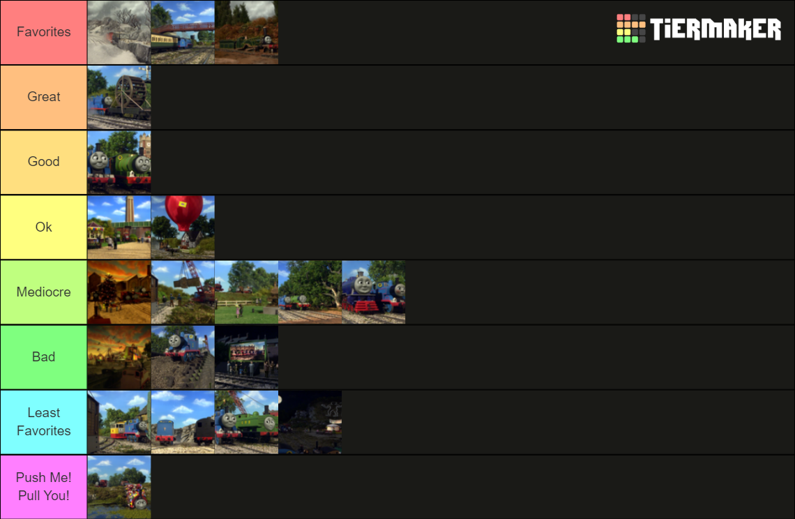 Thomas And Friends Season 12 Tier List (Community Rankings) - TierMaker