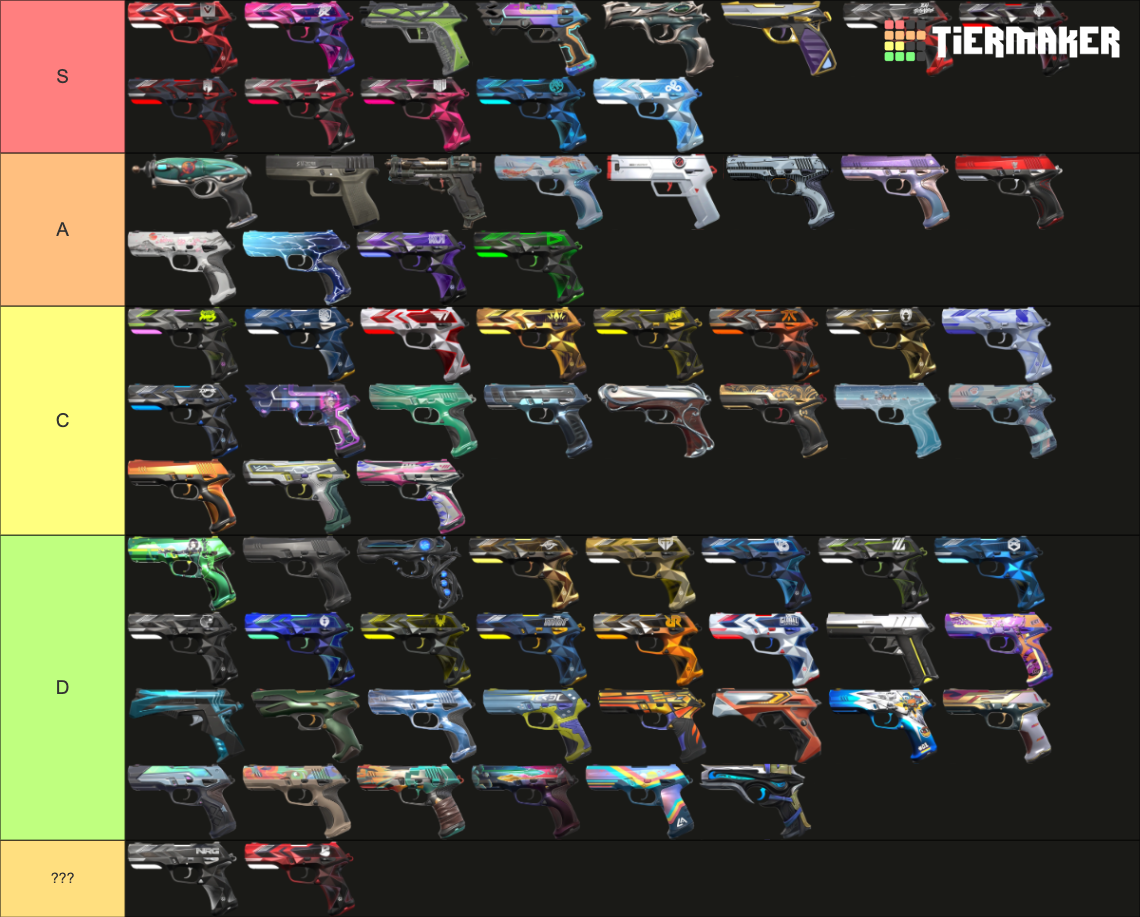 Valorant Classic Skins (5/4/2024) Tier List (Community Rankings ...