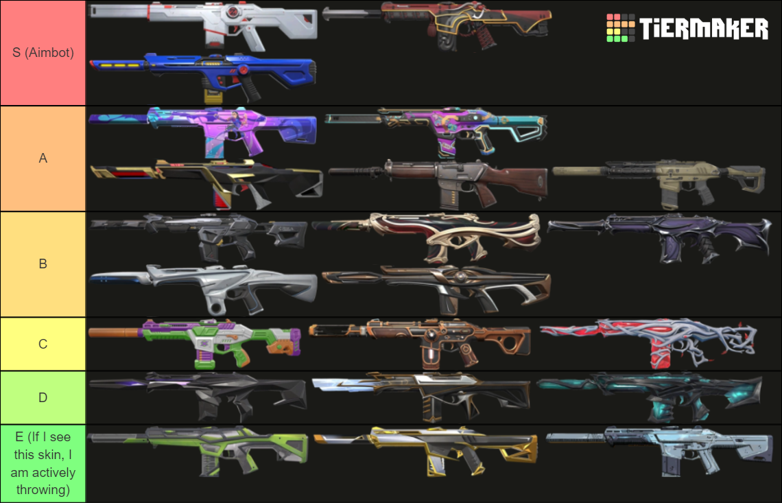 Valorant Phantom Skins (February 2024) Tier List (Community Rankings ...