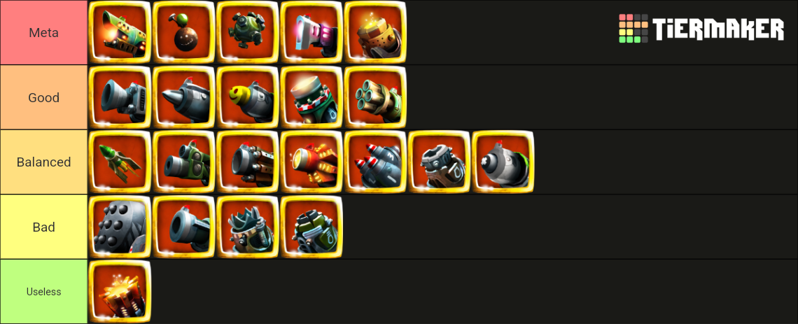 Battle Bay Weapons Tier List (Community Rankings) - TierMaker