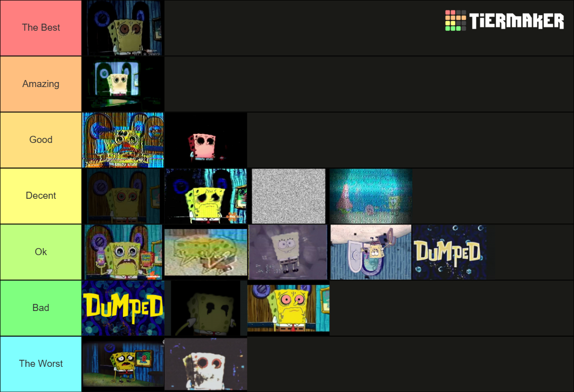 SpongeBob Bootleg Remakes Tier List (Community Rankings) - TierMaker