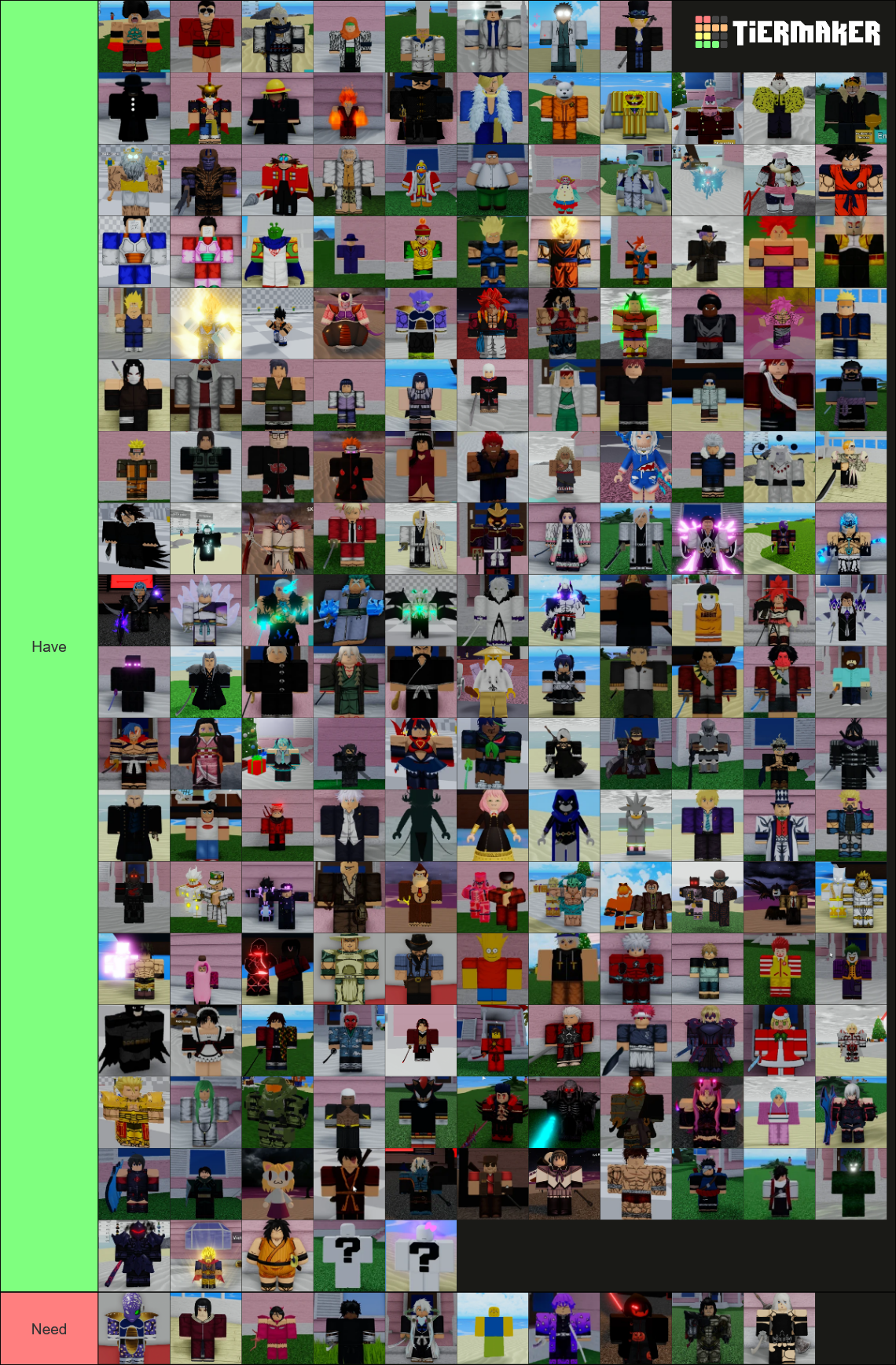 All ABA Legendary Skins Tier List (Community Rankings) - TierMaker