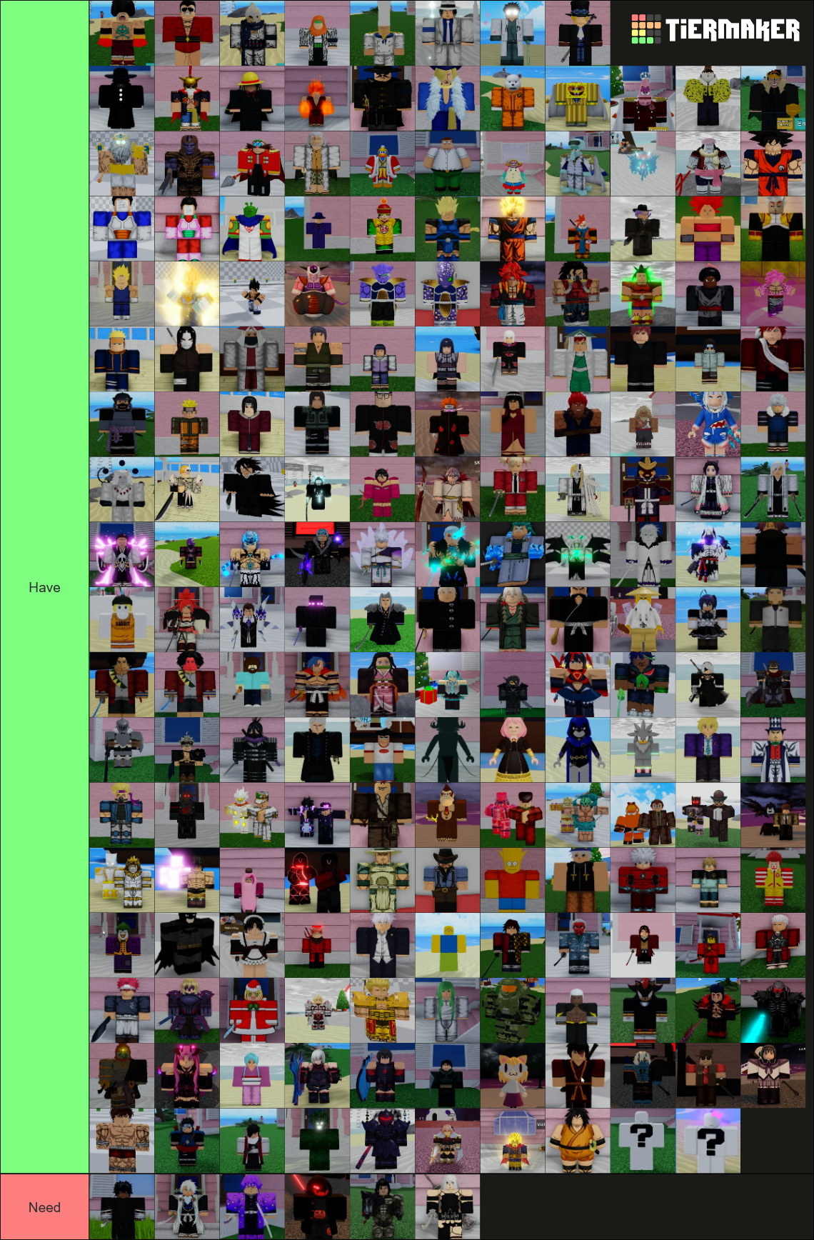 All ABA Legendary Skins Tier List (Community Rankings) - TierMaker