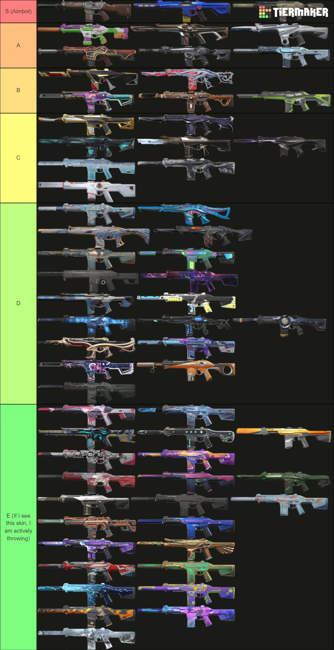 Valorant Phantom Skins (February 2024) Tier List (Community Rankings ...
